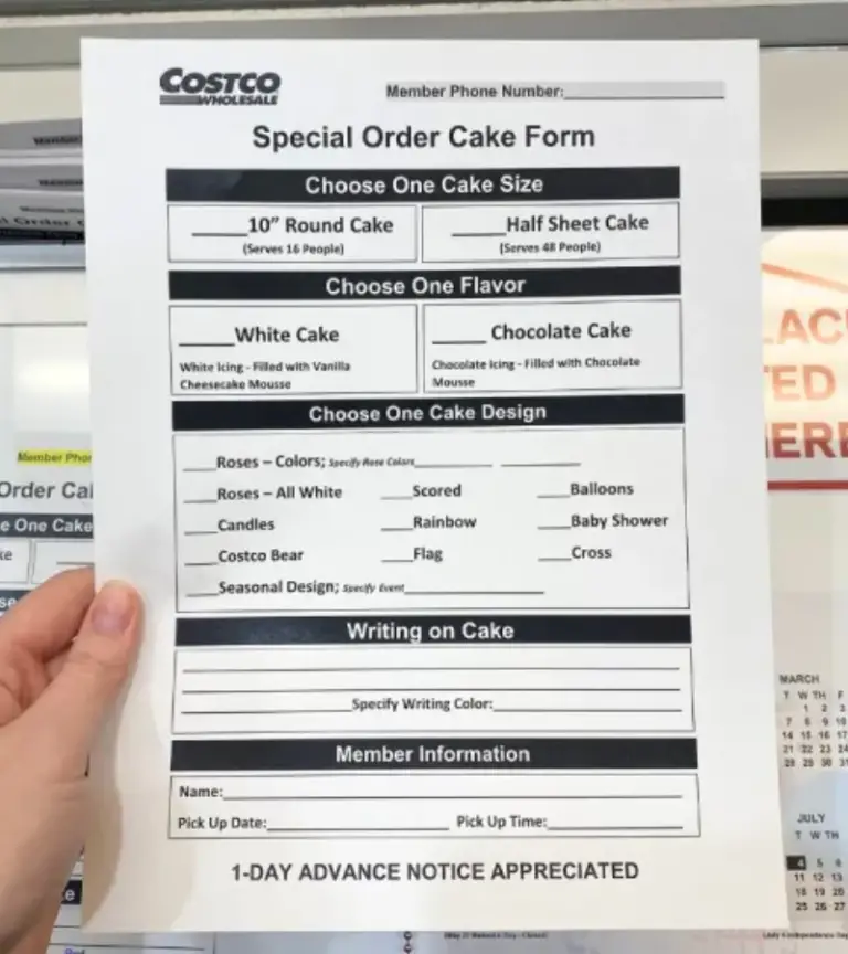 Costco Cakes Ordering in 2025 - Step by Step Guide